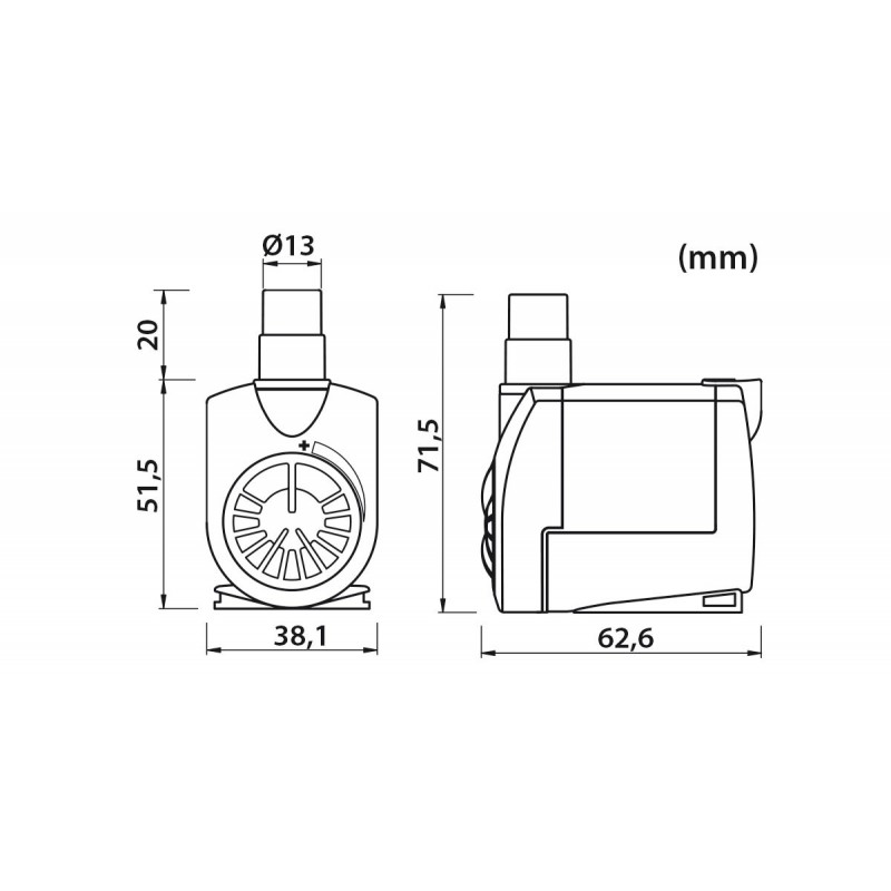 Newa Jet 400-600 pompa economica per acquari
